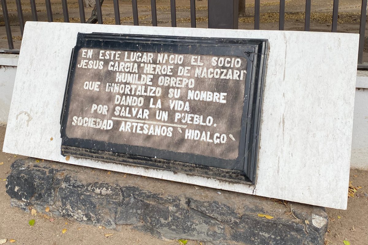 Un recuerdo del héroe de Nacozari – Historia de Nacozari